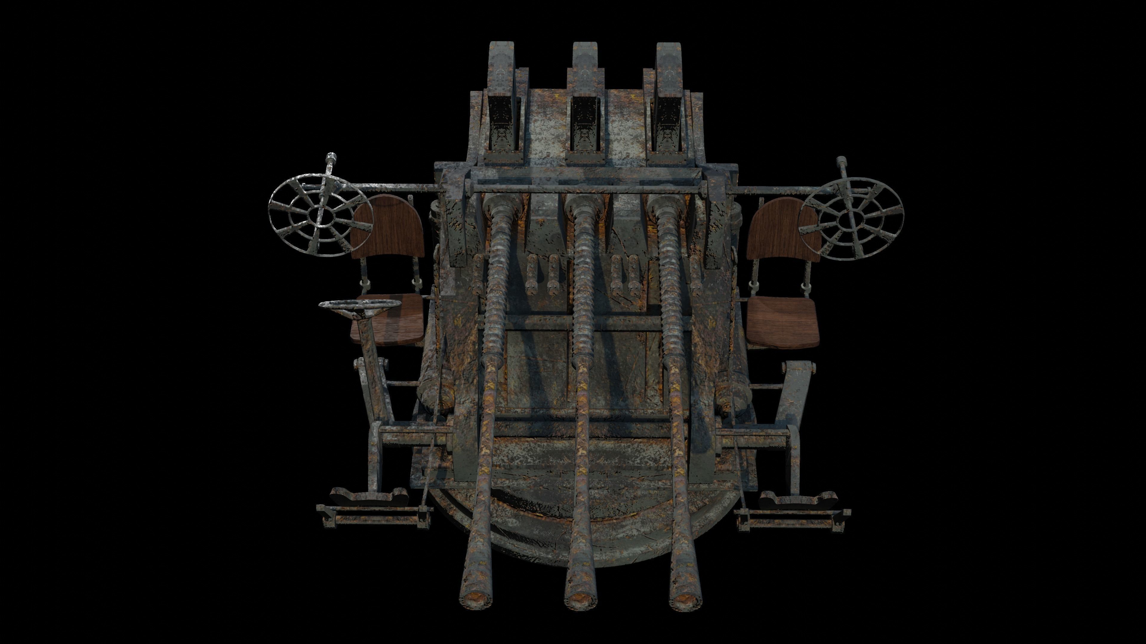 Type 96 25 mm AT-AA Gun 3D model | CGTrader