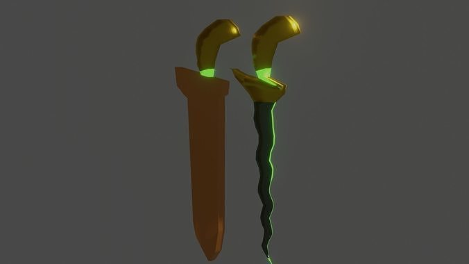 3D model Keris and Case VR / AR / low-poly | CGTrader