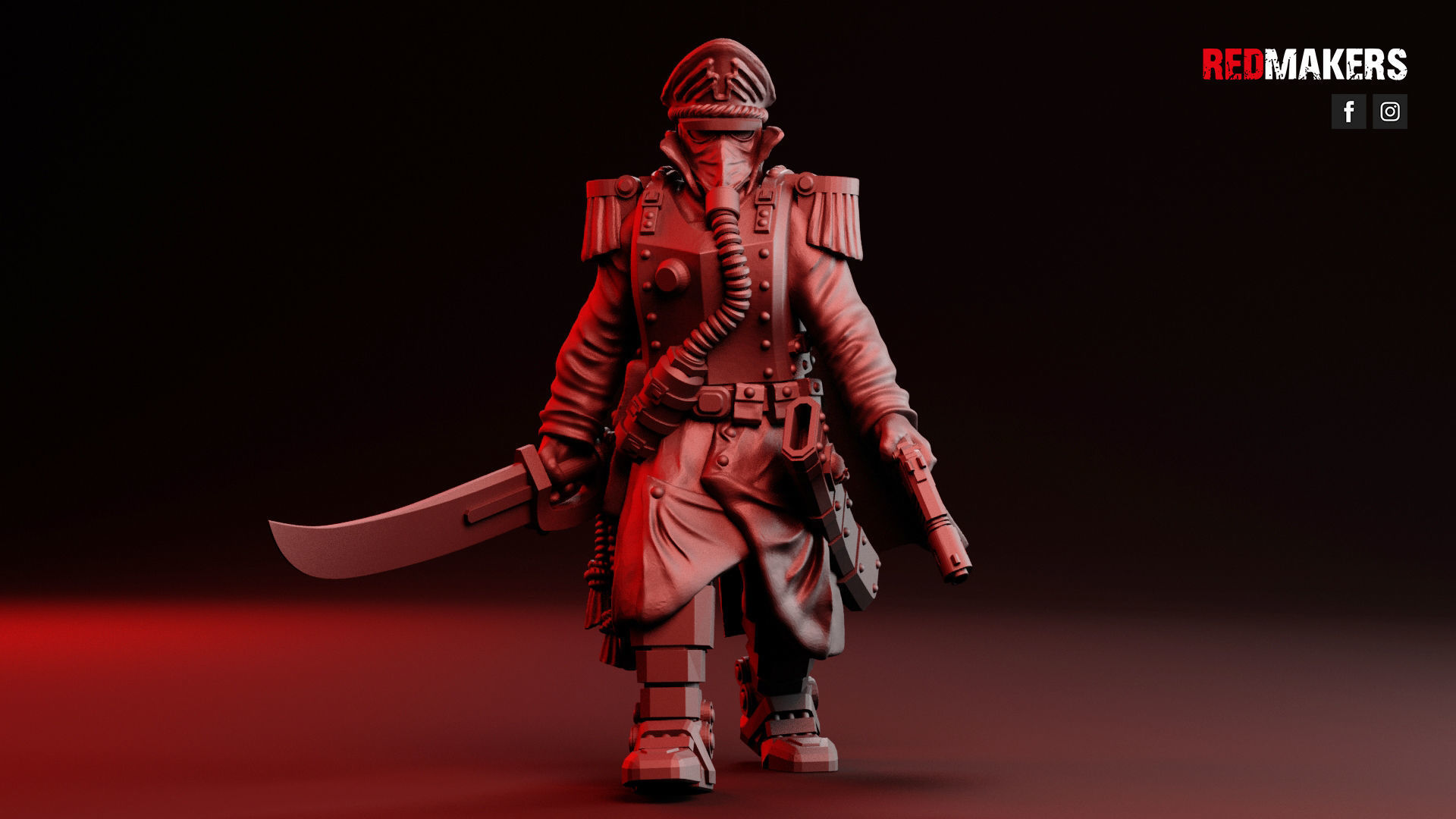 Commissar of the Imperial Force free 3D model 3D printable | CGTrader