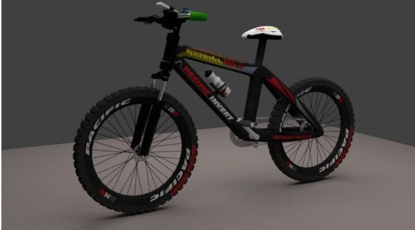 RIGGED-CYCLE BLENDER 3D model animated rigged | CGTrader