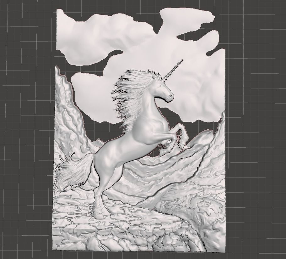 Edinorog 3D model 3D printable | CGTrader