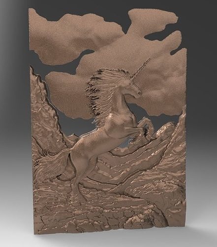 Edinorog 3D model 3D printable | CGTrader