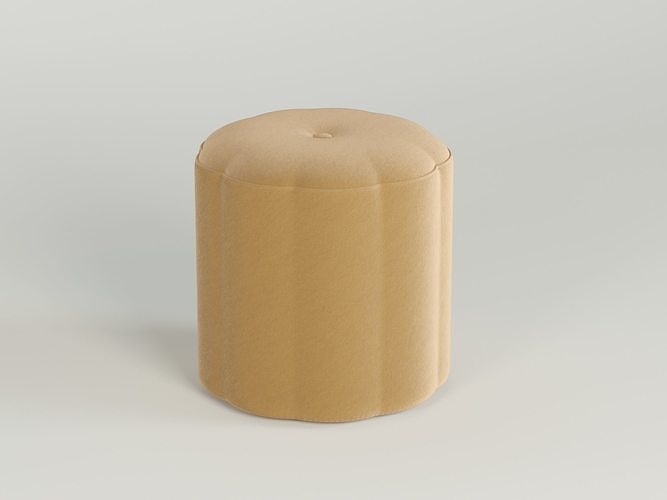 Soho - Flower Foot Stool 3D model | CGTrader