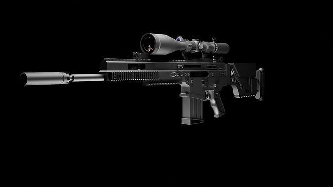 scar 20 3D model | CGTrader