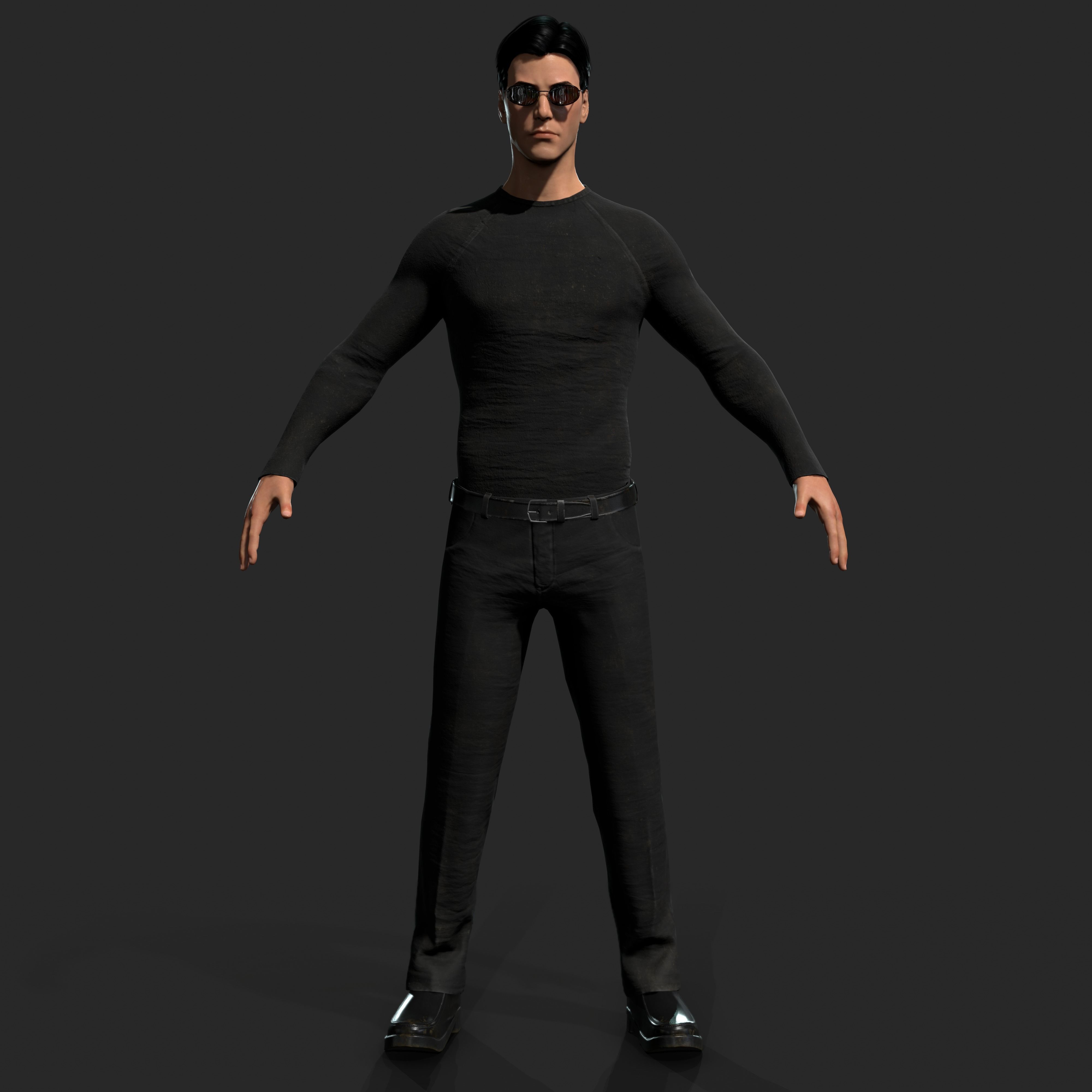 3D model Neo Character For Game VR / AR / low-poly | CGTrader