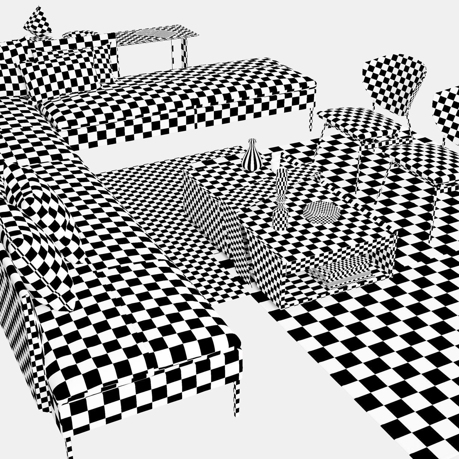 Shake Boston Set 3D model | CGTrader