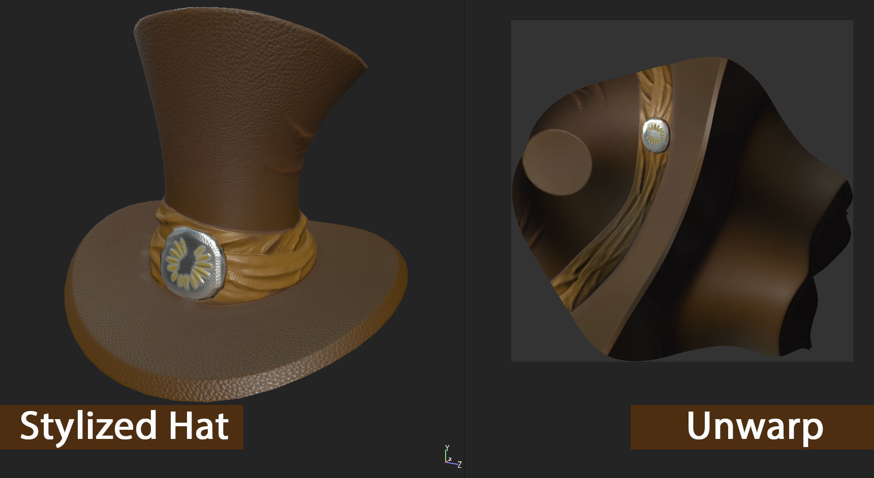 3D model Stylized Hat VR / AR / low-poly | CGTrader