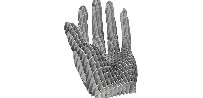 Hand Art installation 3D model 3D printable | CGTrader
