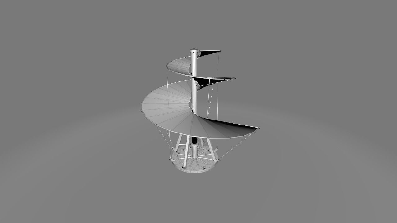 3D model Aerial Screw VR / AR / low-poly | CGTrader