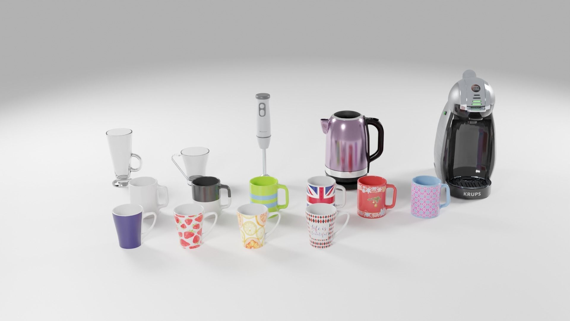 Kitchen assets 3D model | CGTrader