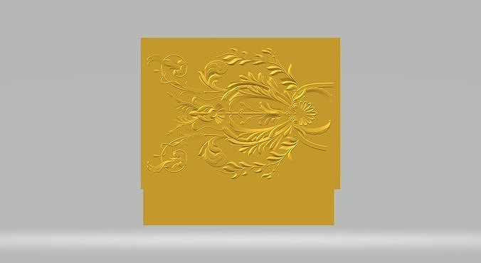 Model for Engraving Decor 3D model 3D printable | CGTrader