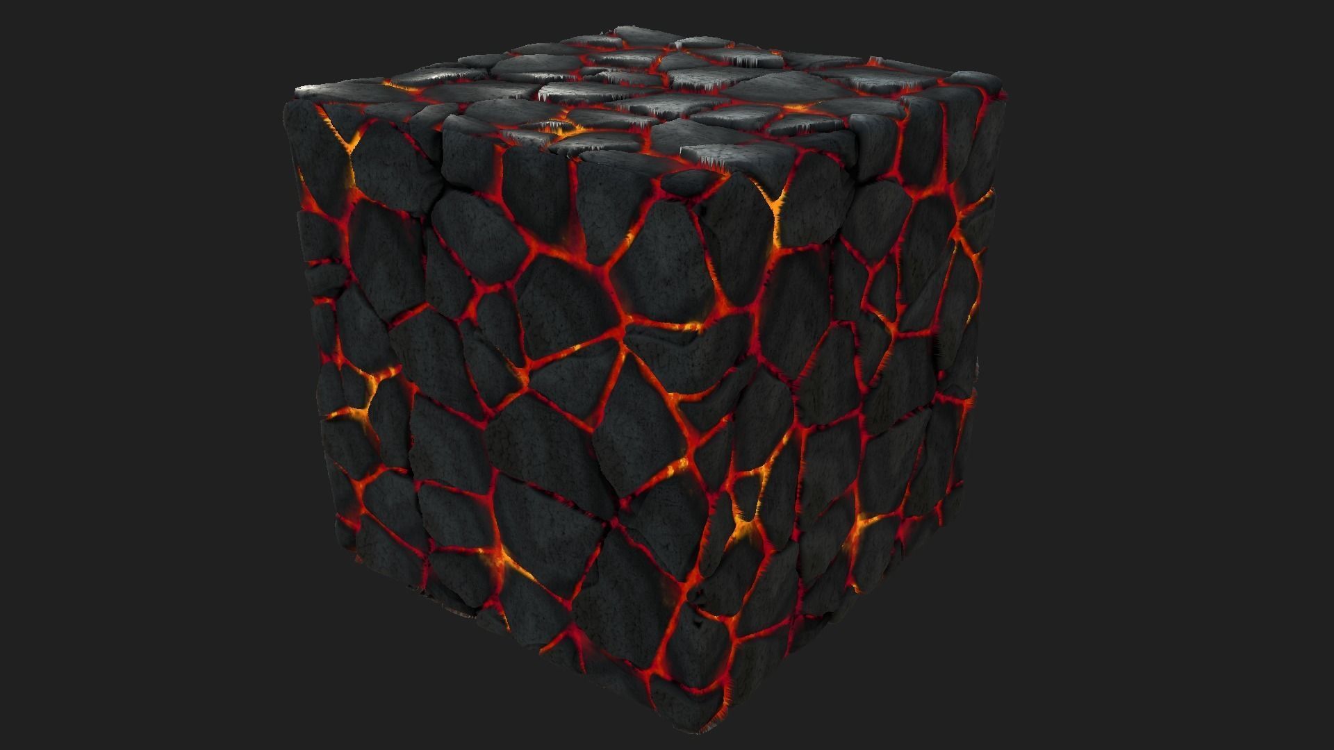 Rocks with Lava free VR / AR / low-poly 3D model | CGTrader