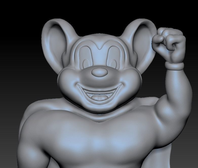 Mighty Mouse 3D model 3D printable | CGTrader