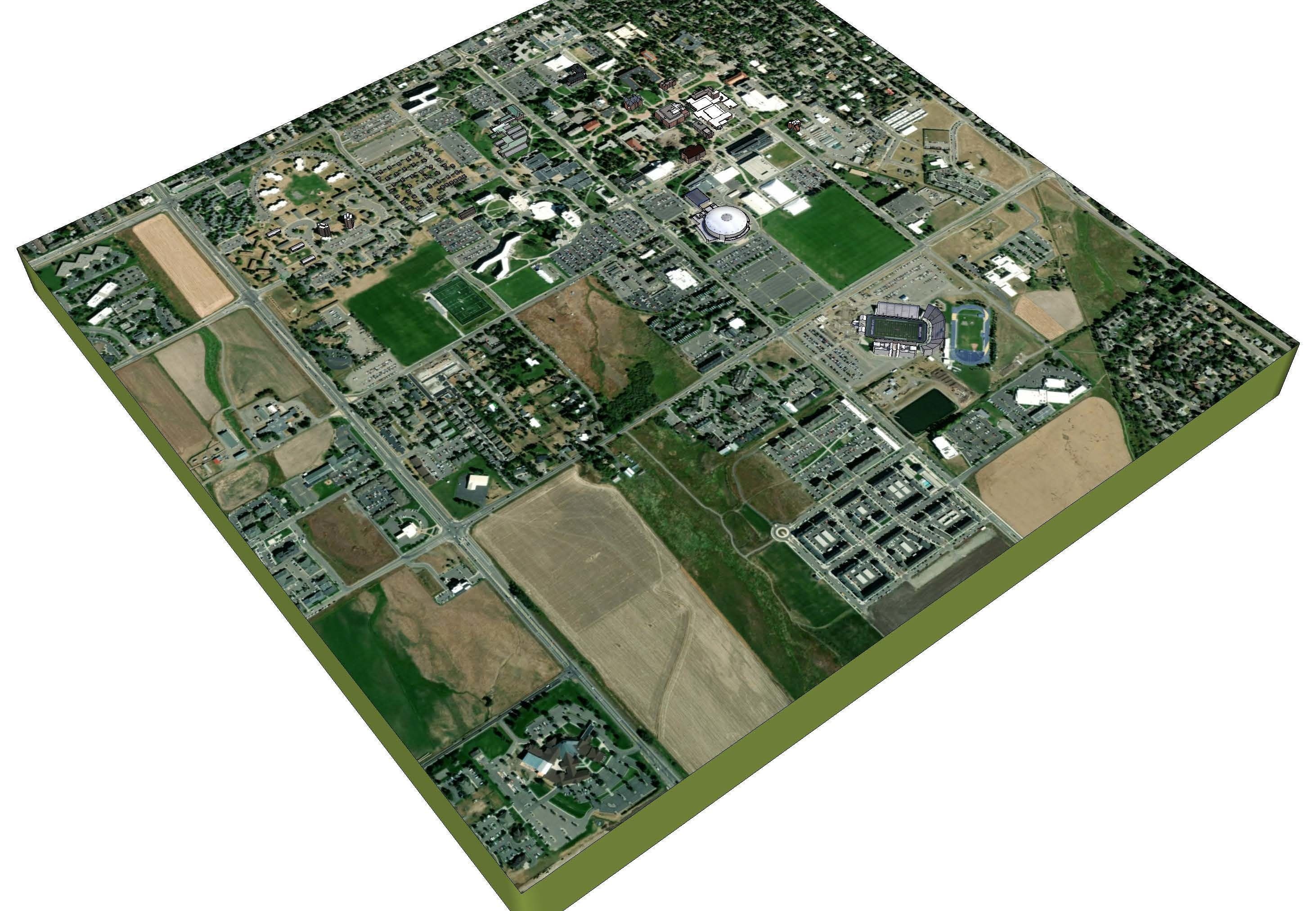 Montana State University 3D model | CGTrader