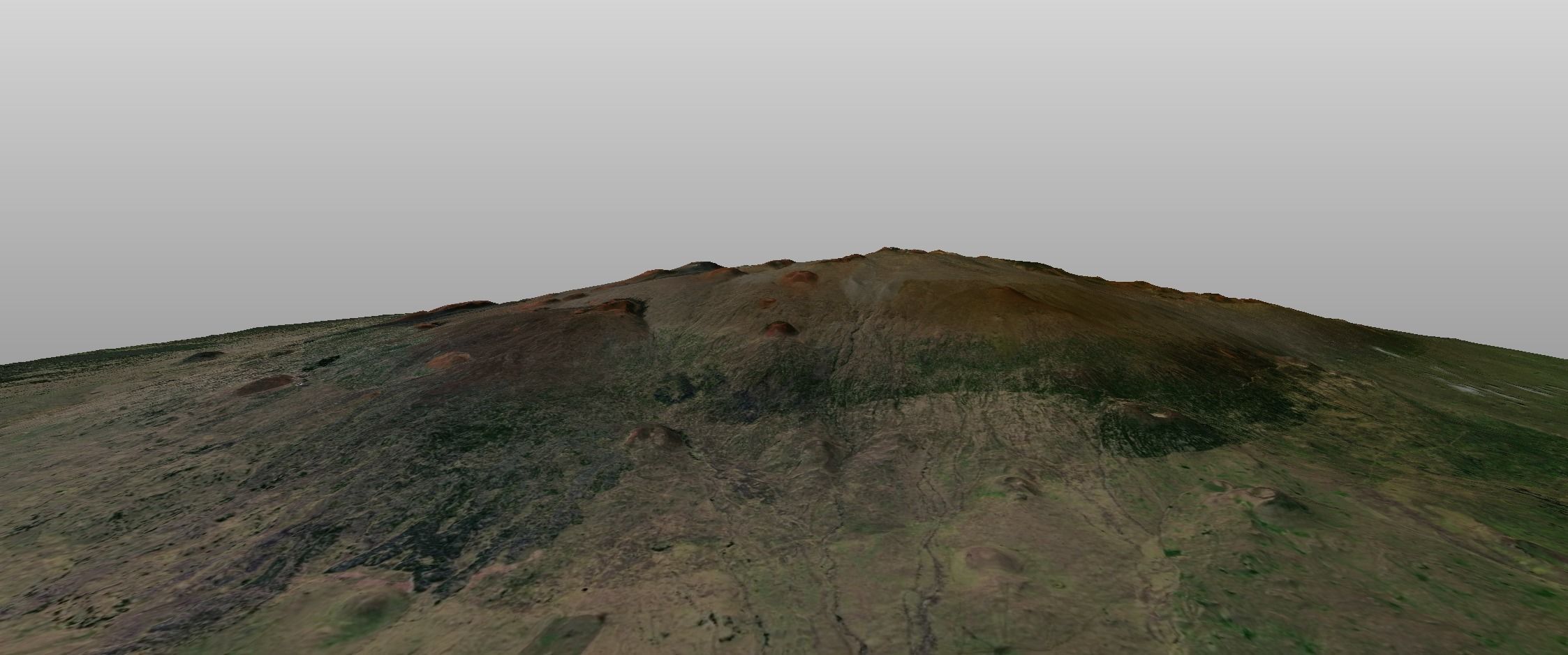 3D model Mauna Kea volcano terrain 3d model VR / AR / low-poly | CGTrader