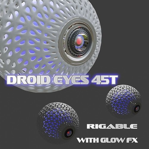 DROID EYE 45T 3D model | CGTrader