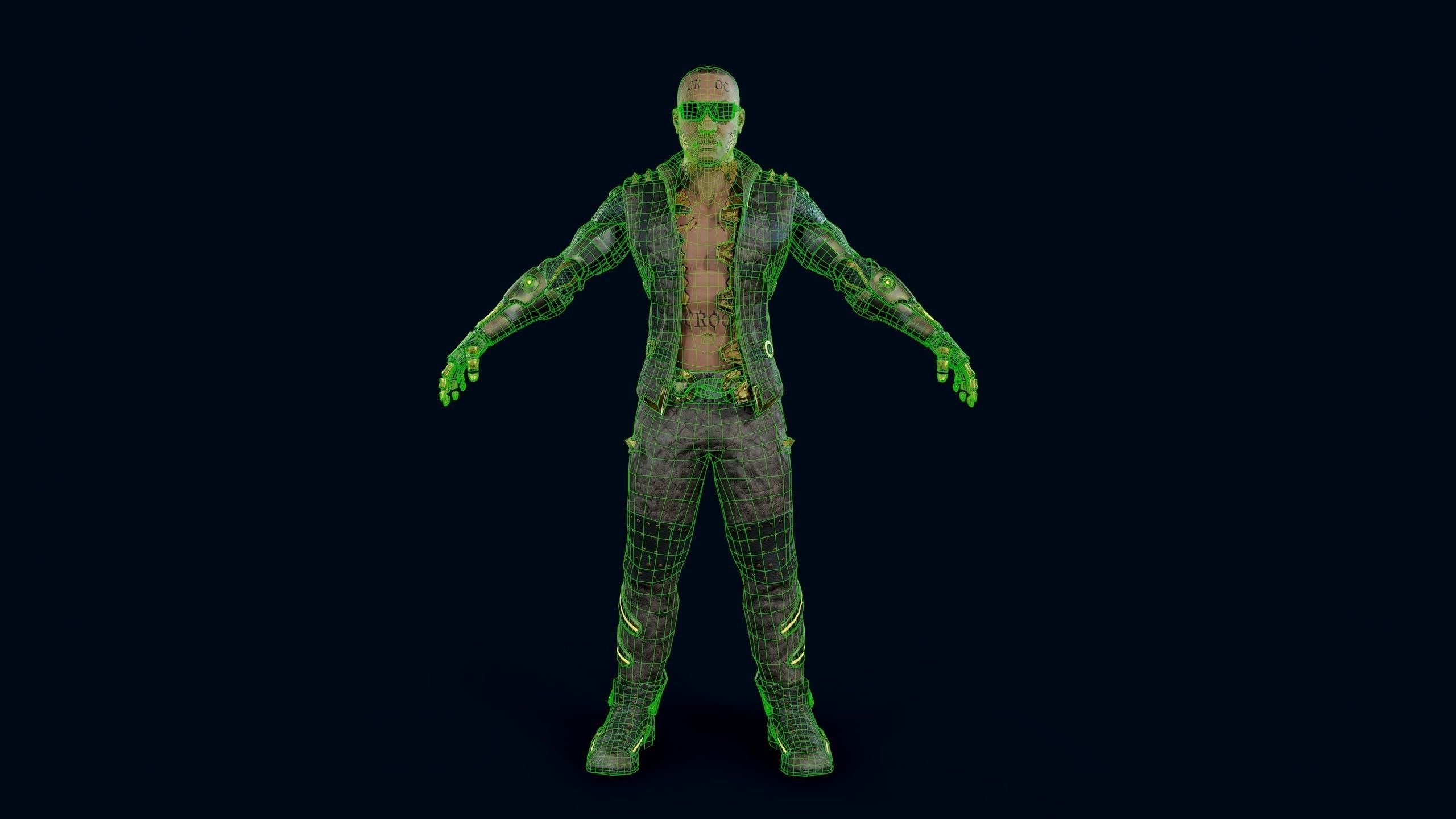 3D model Croc men VR / AR / low-poly rigged | CGTrader