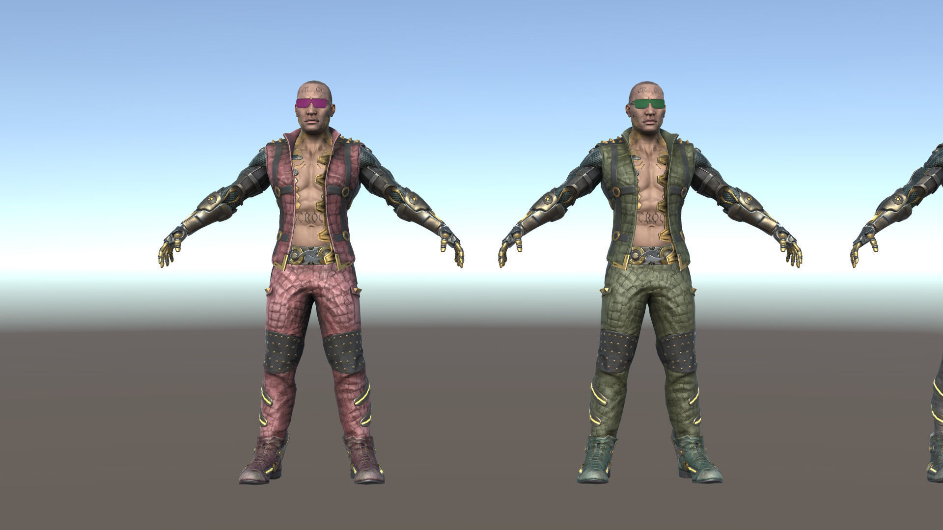 3D model Croc men VR / AR / low-poly rigged | CGTrader