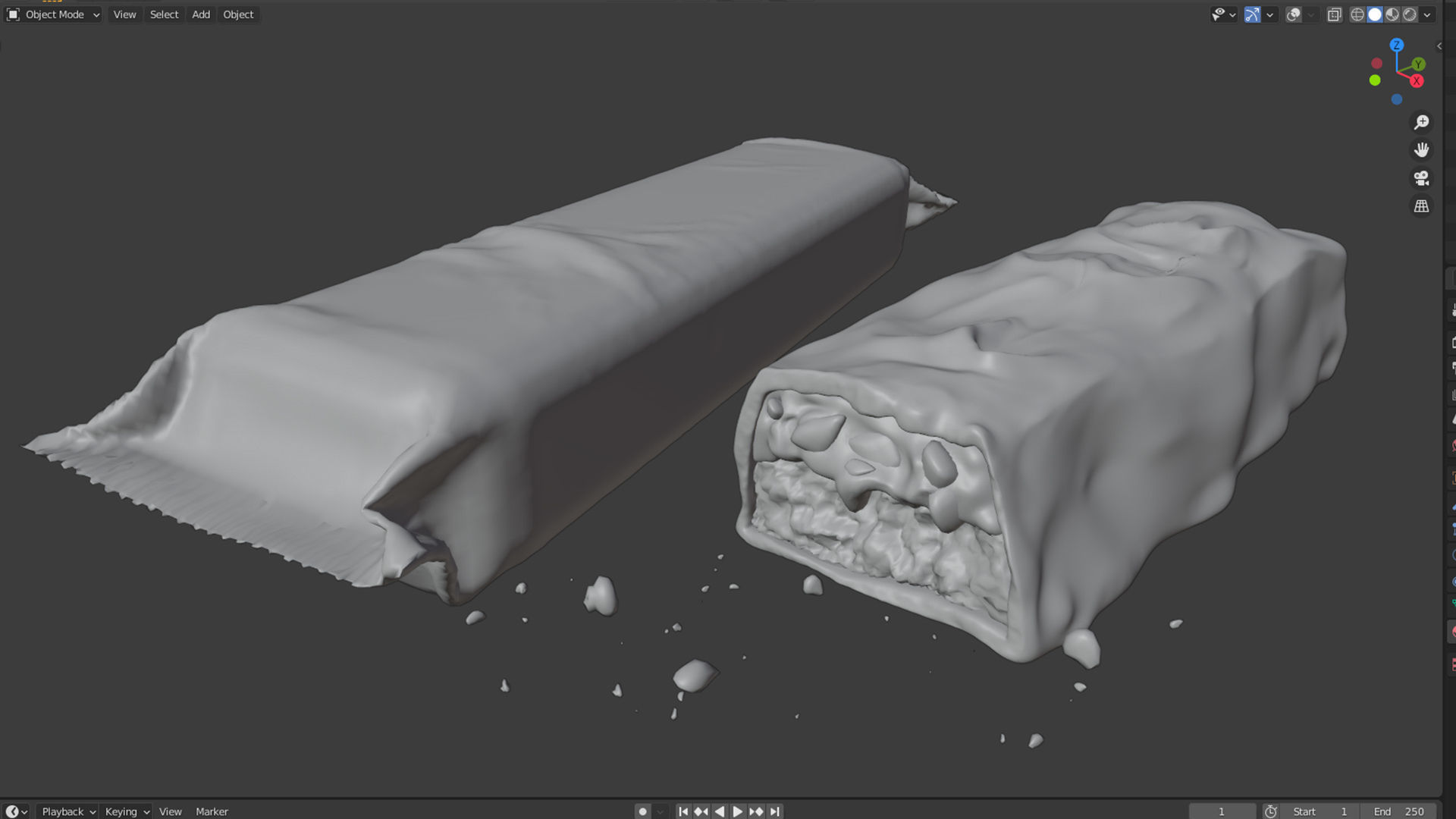 Snickers 3D model | CGTrader