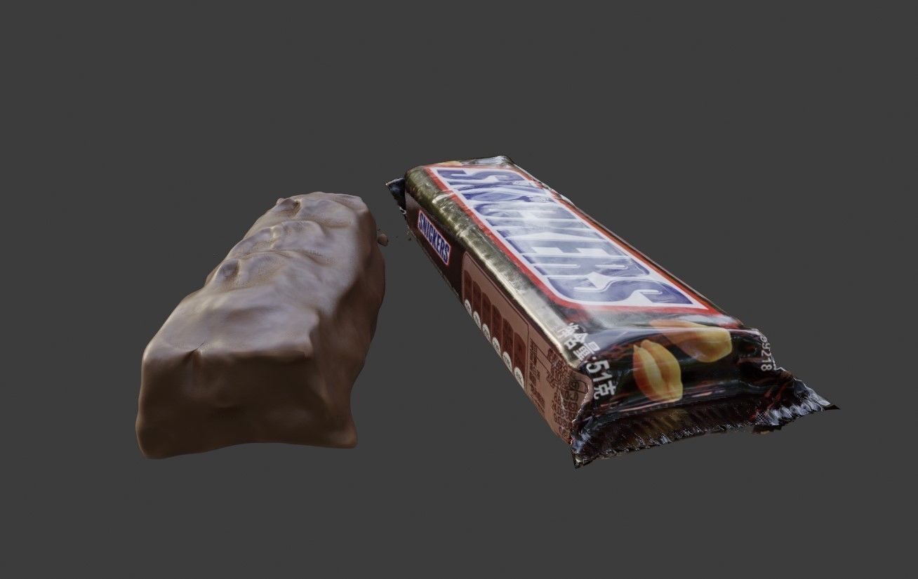 Snickers 3D model | CGTrader