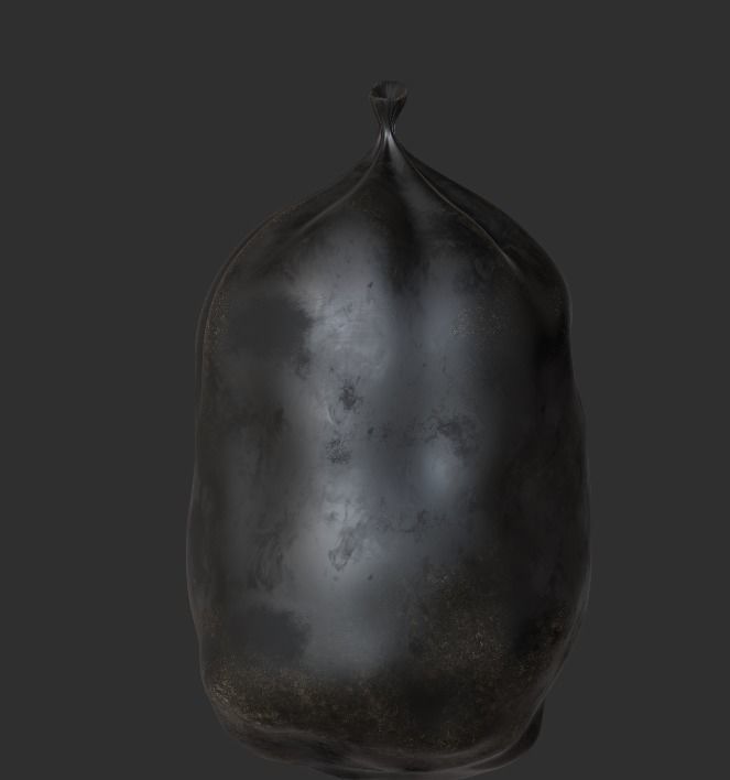 Garbage bag free 3D model | CGTrader