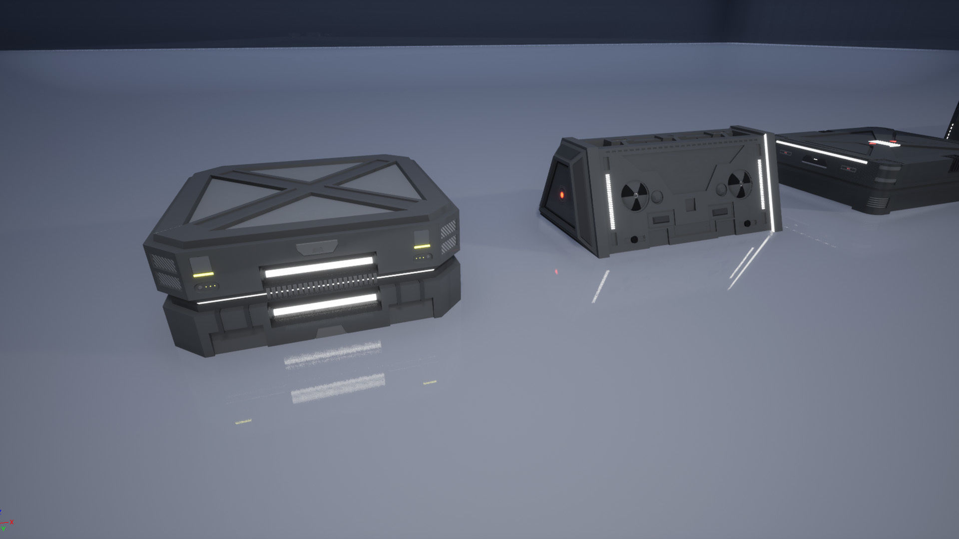 3D model Sci-Fi Box Pack VR / AR / low-poly | CGTrader