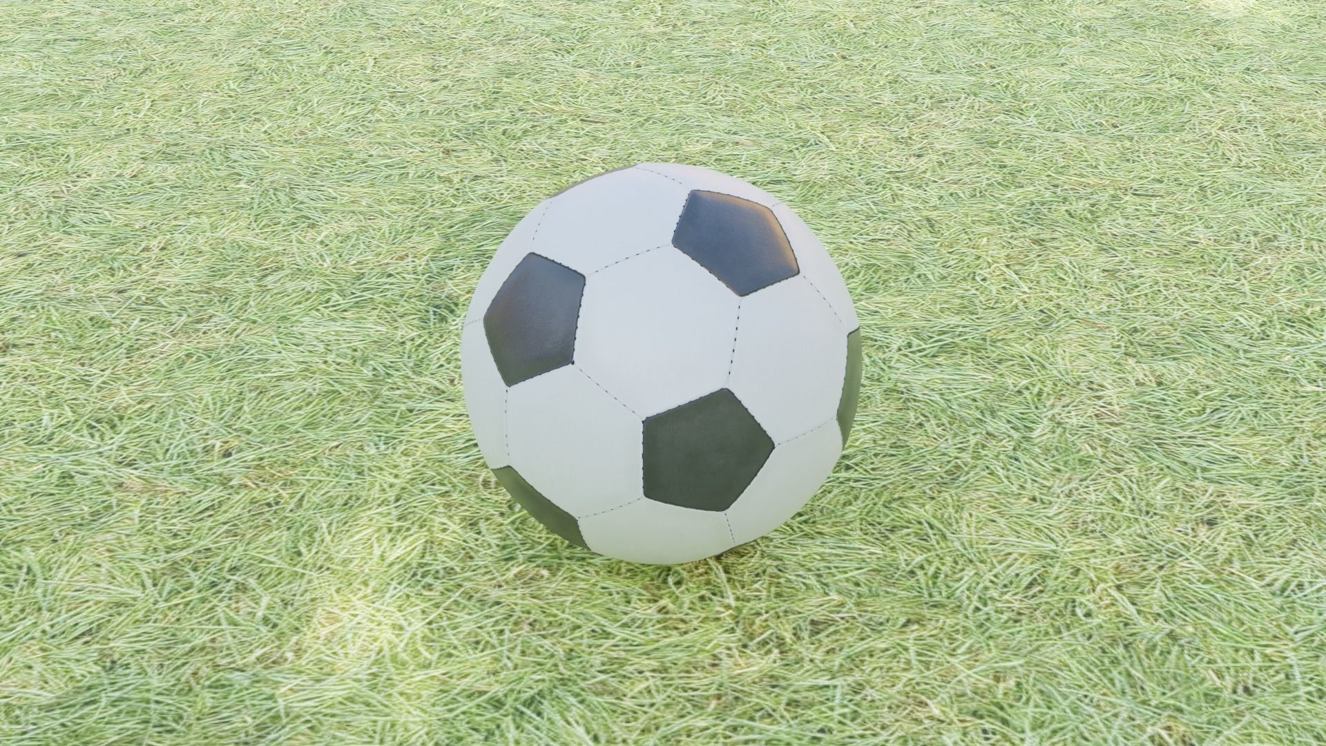 Simple Low Poly Soccer Ball Football free VR / AR / low-poly 3D model ...