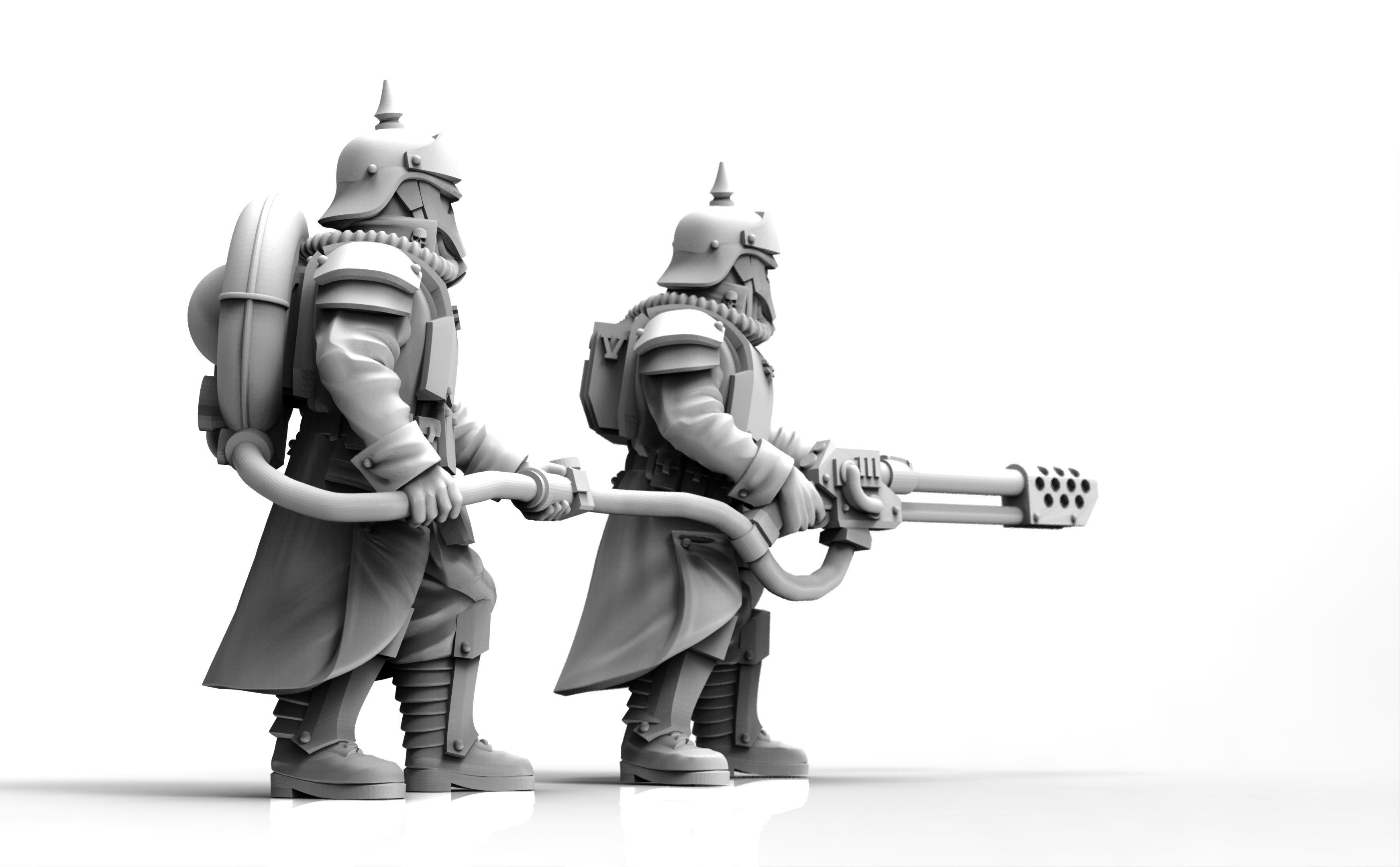 Valour Korps - Shock Infantry Heavy Weapons 3D model 3D printable | CGTrader