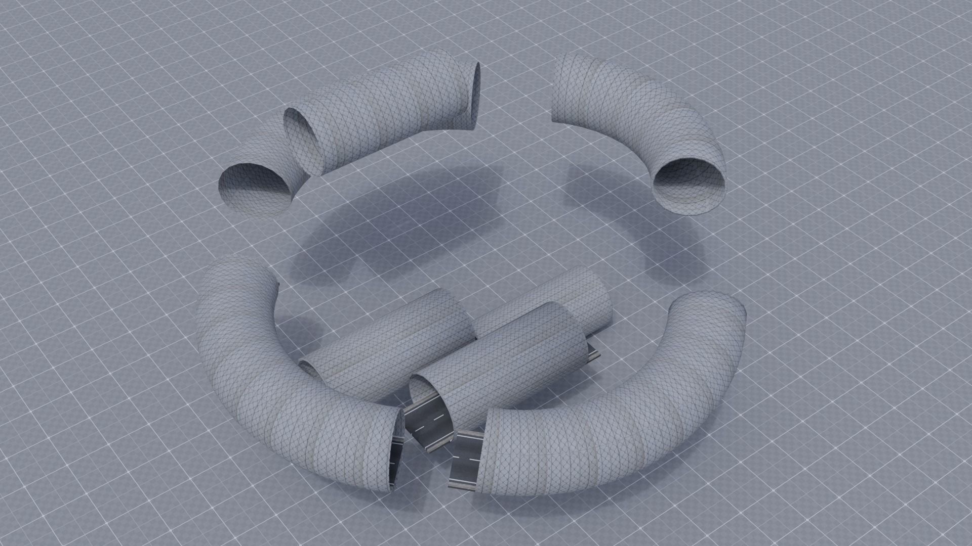 Stunt Tracks free VR / AR / low-poly 3D model | CGTrader