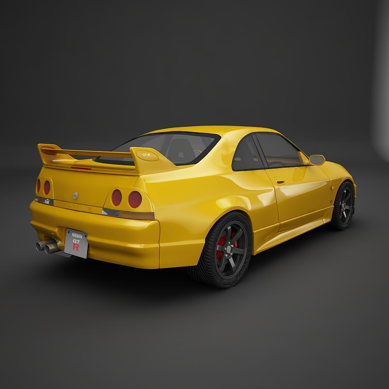 Nissan GTR- R33 3D model | CGTrader