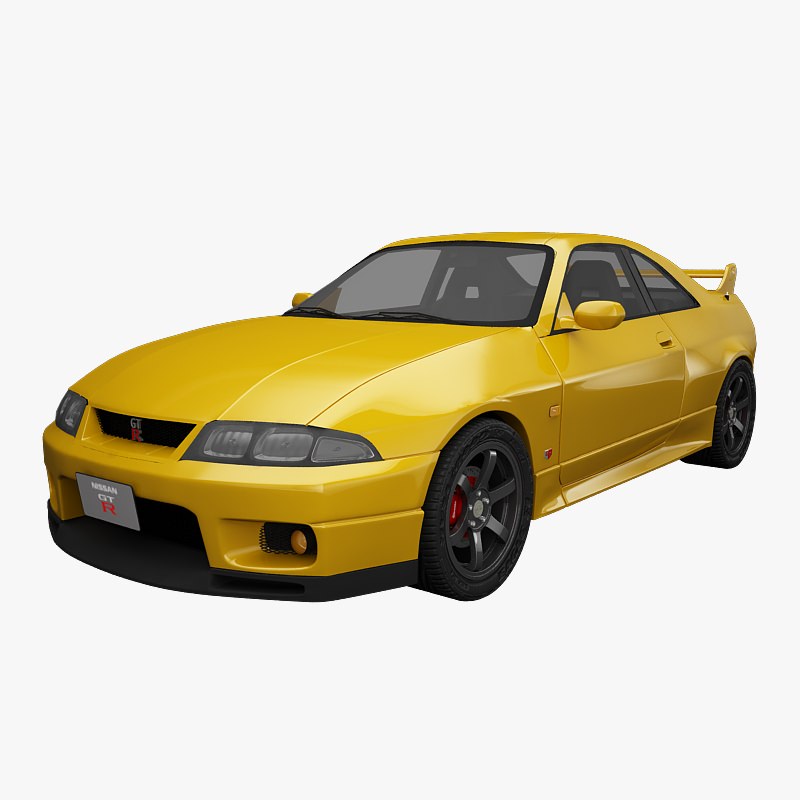 Nissan GTR- R33 3D model | CGTrader
