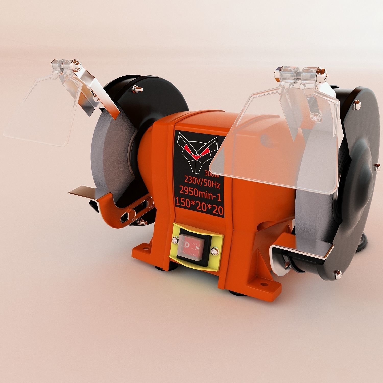 3D model Bench grinder VR / AR / low-poly | CGTrader