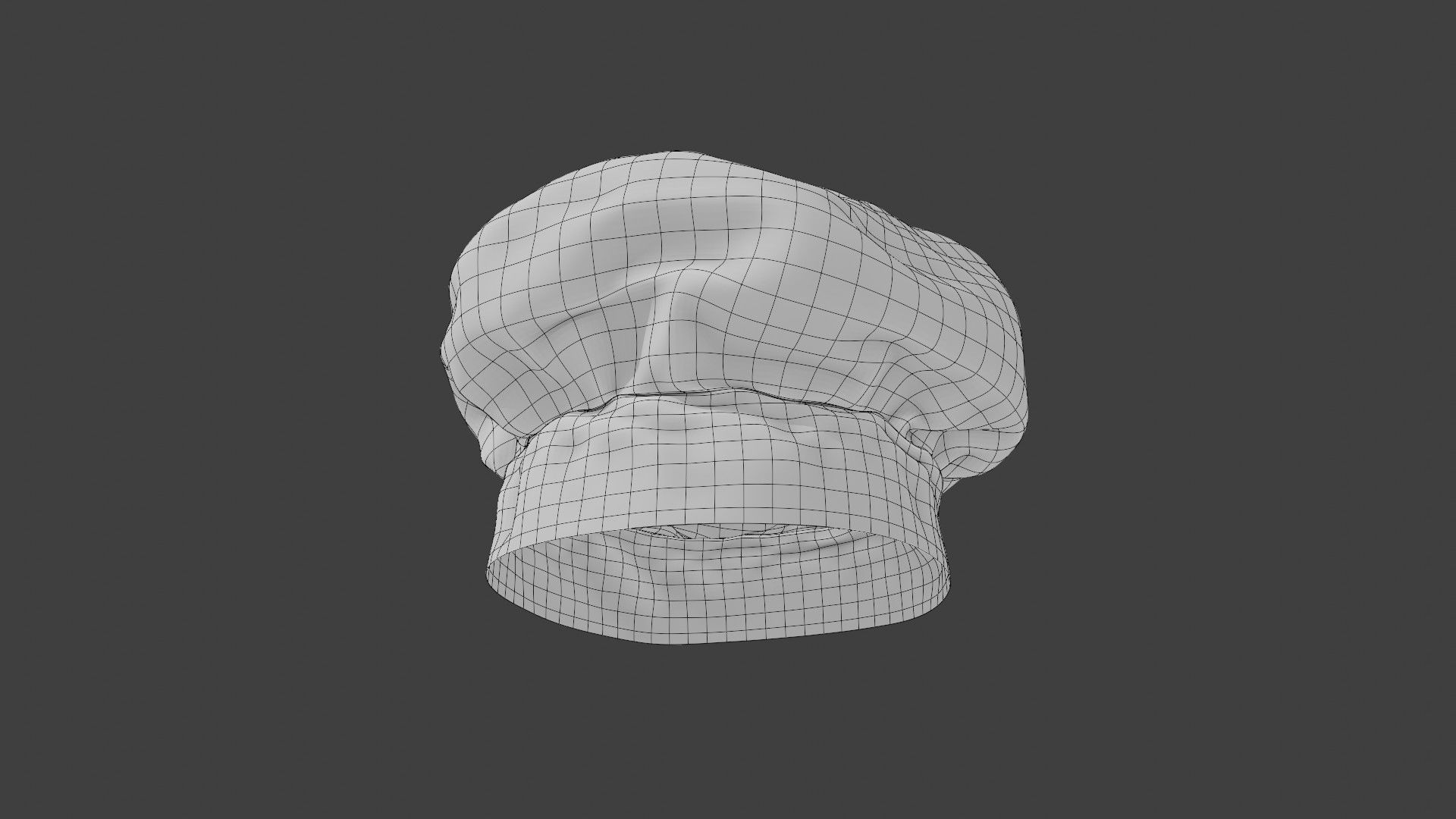 chef hat 3D model | CGTrader