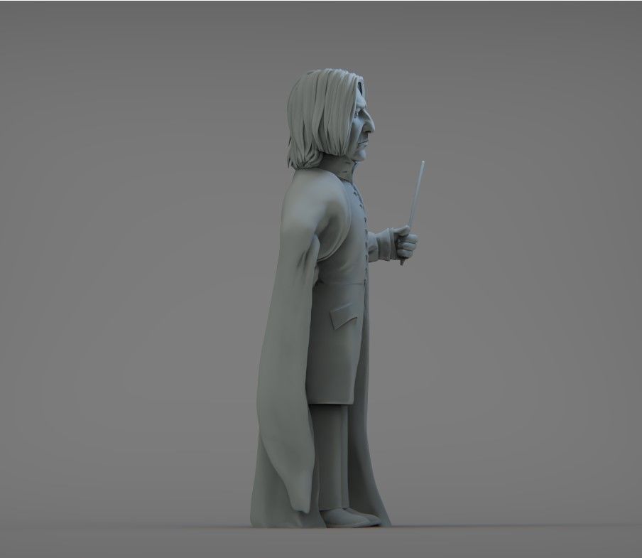 Severus Snape cartoon 3D model 3D printable | CGTrader