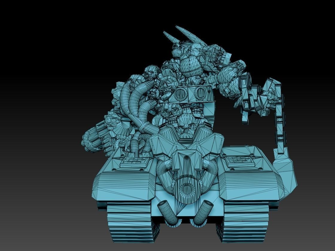 Tank Demon 3D model 3D printable | CGTrader