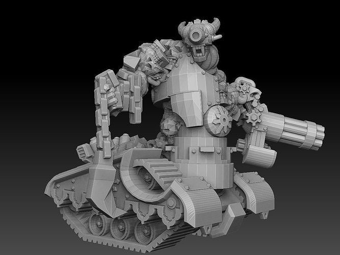 Tank Demon 3D model 3D printable | CGTrader