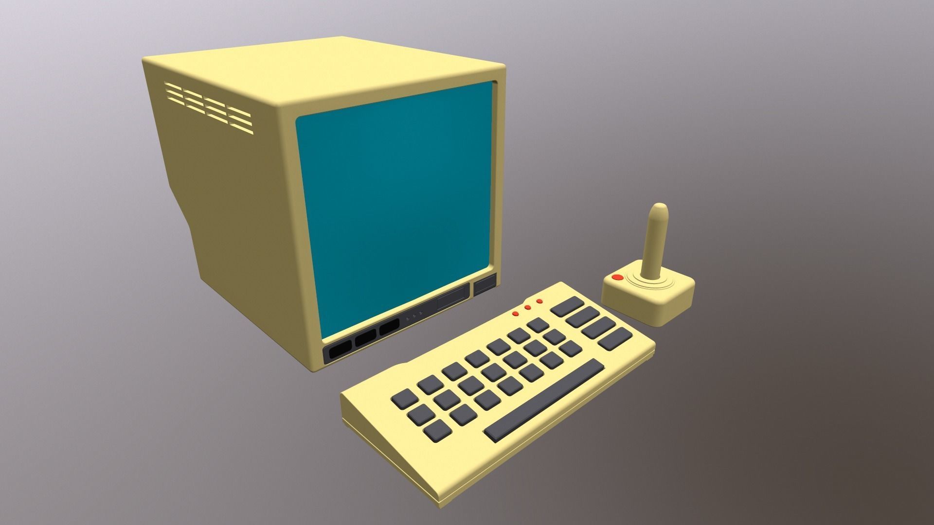 6 Retro Game Icons 3D model | CGTrader