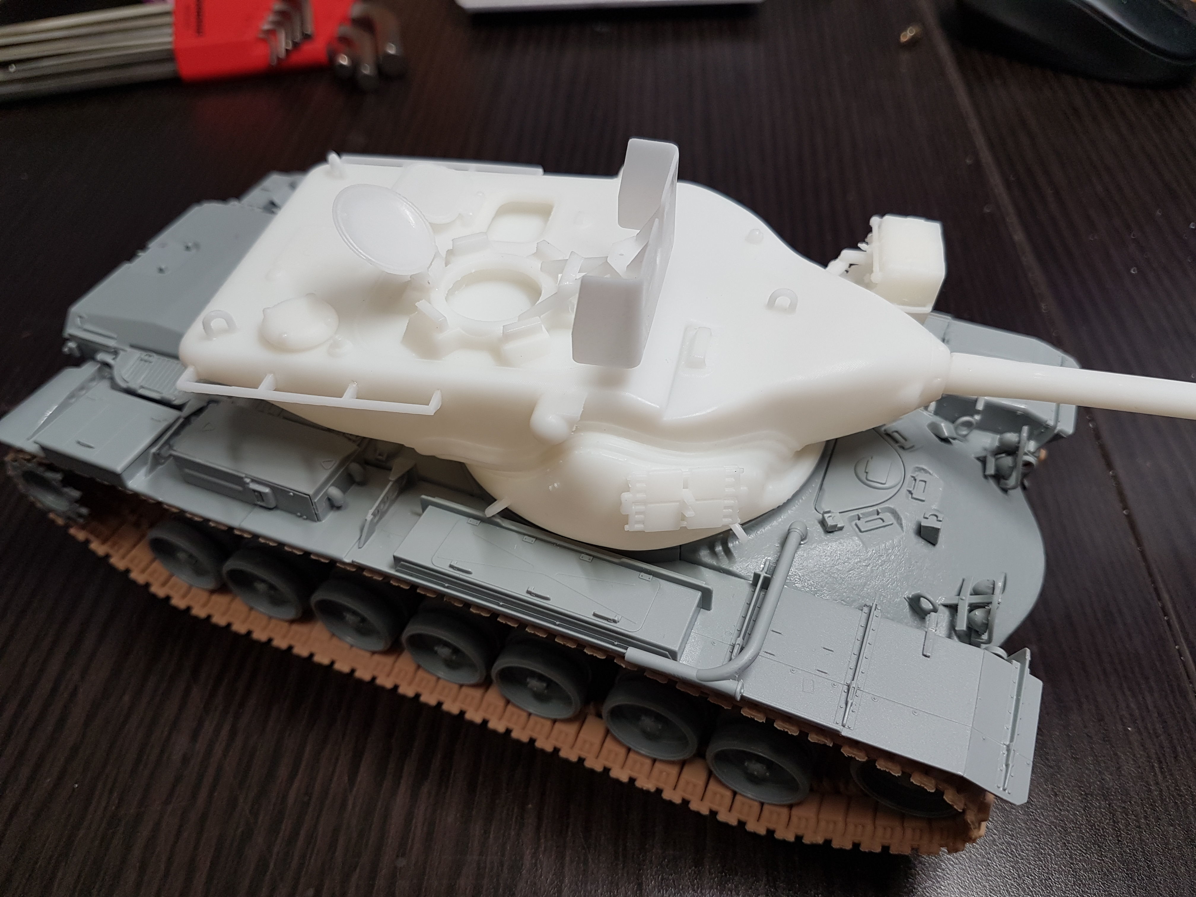 Scale T57 tank turret only 3D model | CGTrader
