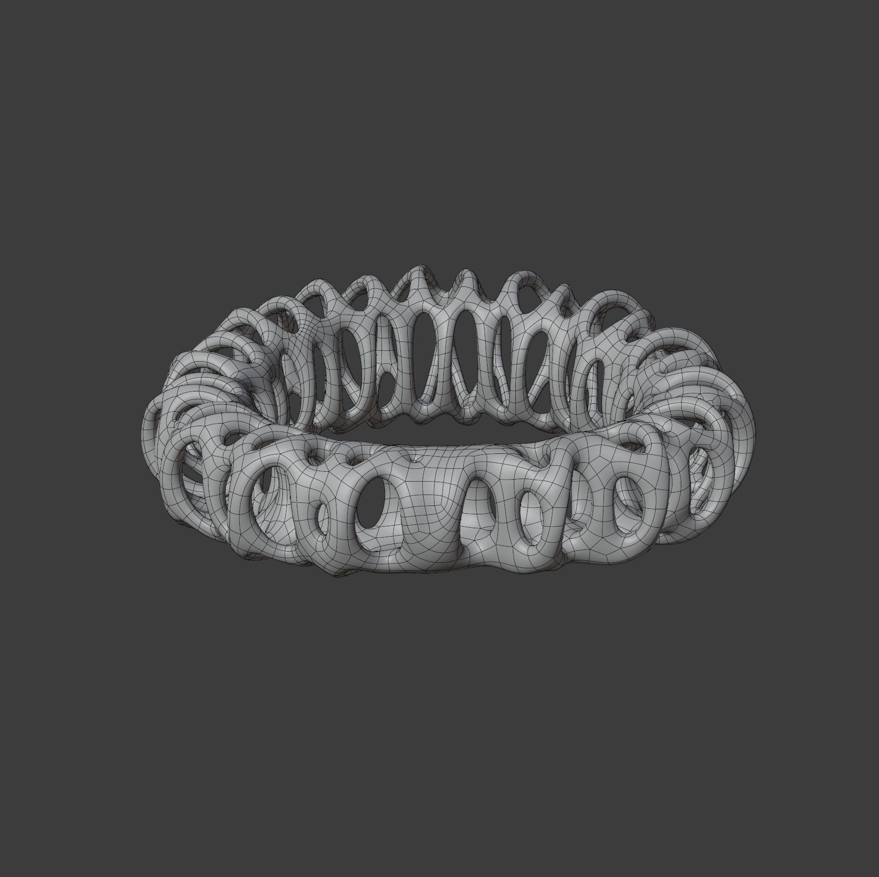 Coil Ring 3D model | CGTrader