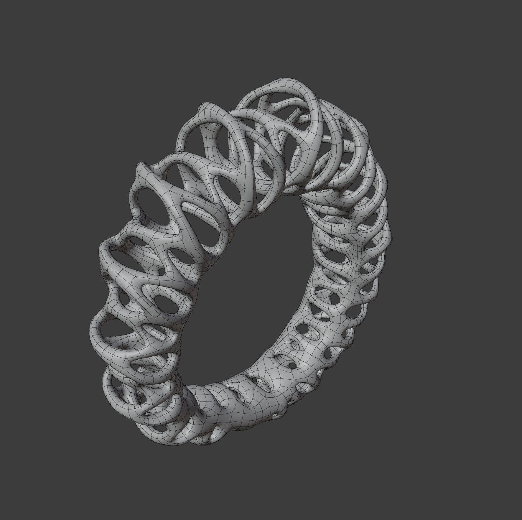 Coil Ring 3D model | CGTrader