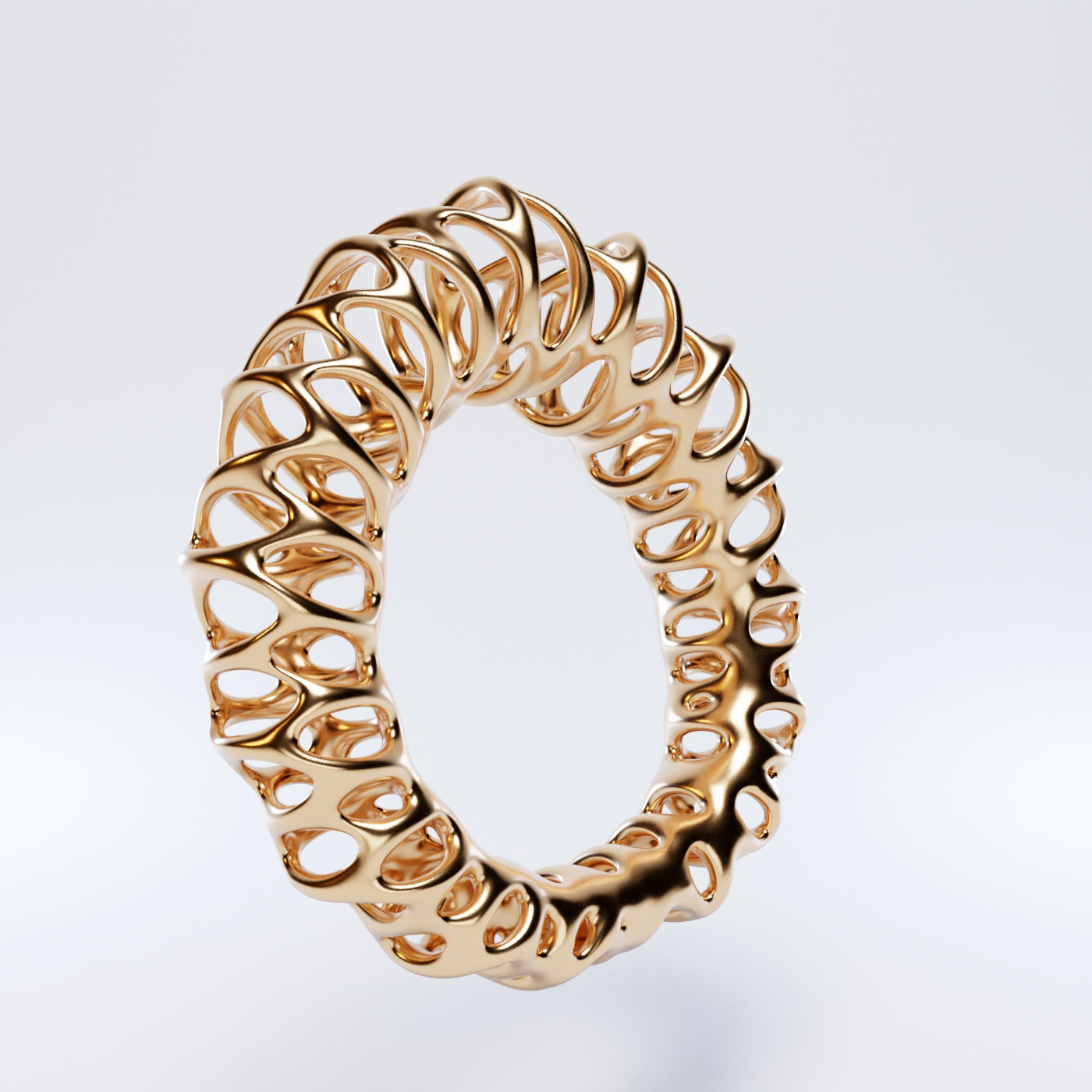 Coil Ring 3D model | CGTrader