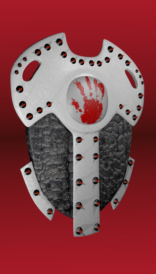 Ornate Spiked Shield 3D model | CGTrader