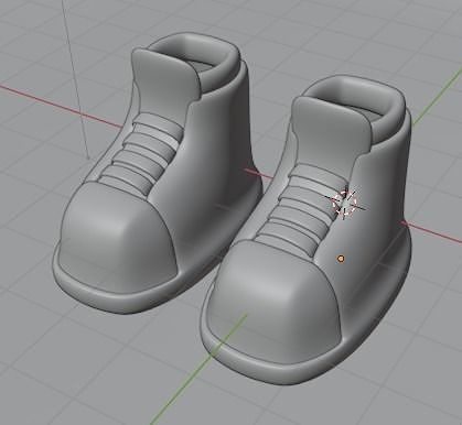 cartoon shoes 3D model | CGTrader