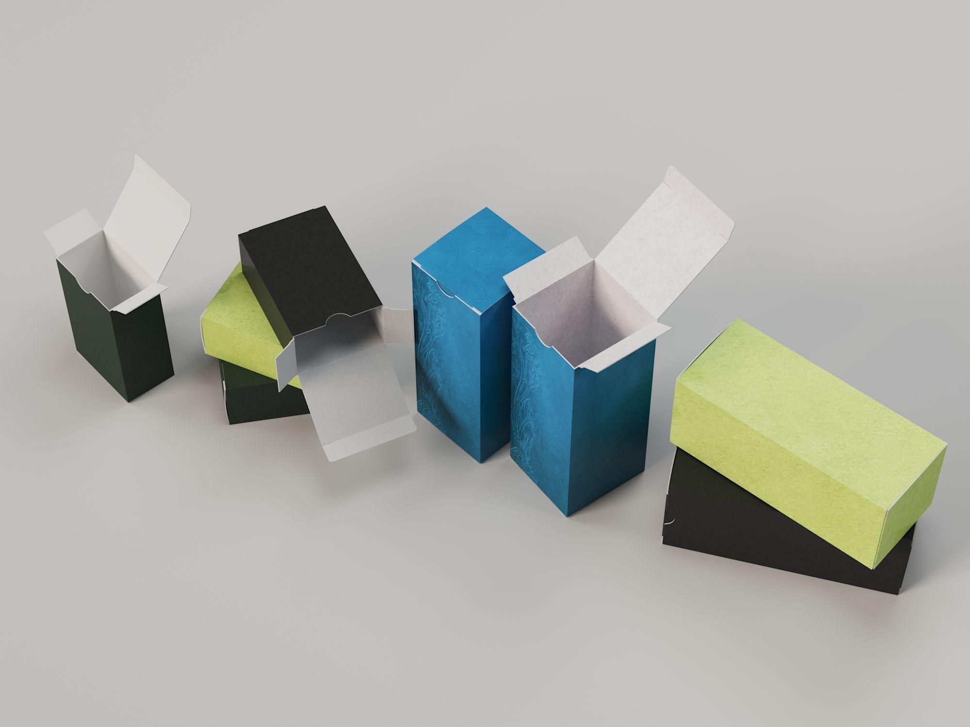 3D Boxes 3D model | CGTrader