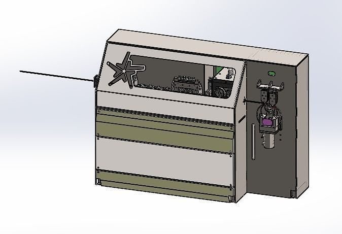 wire bending machine 3D model | CGTrader