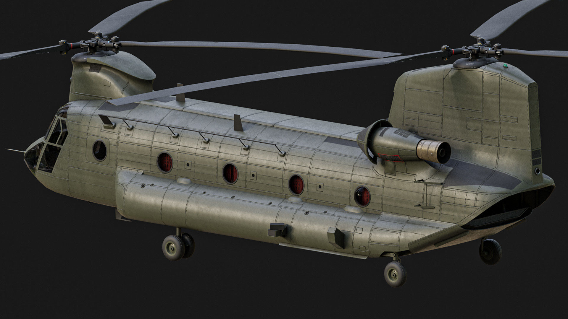 3D model Chinook VR / AR / low-poly | CGTrader