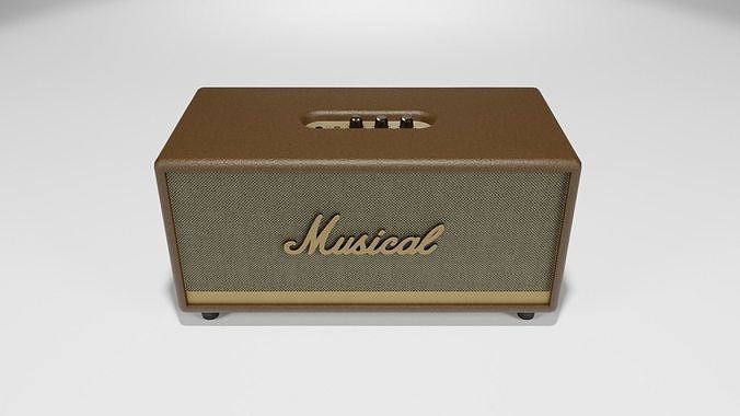 Audio speaker model free 3D model | CGTrader