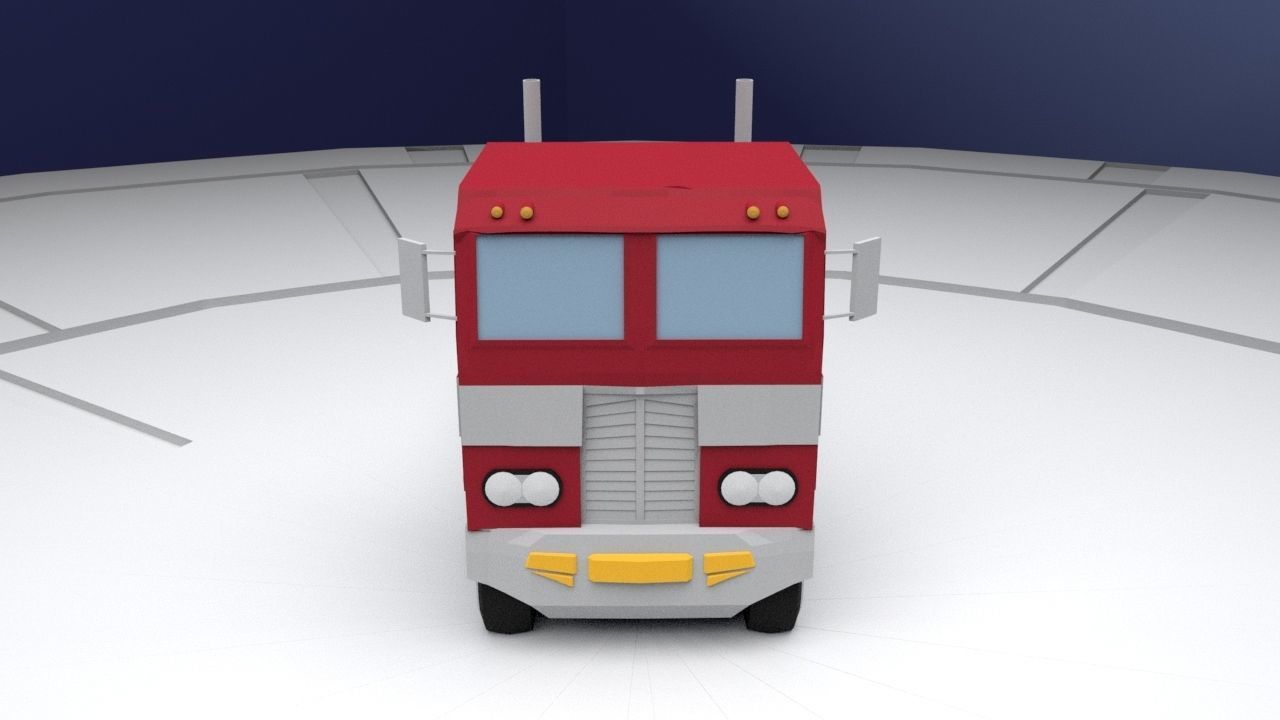 Optimus Prime Transforming Rig 3D model rigged | CGTrader