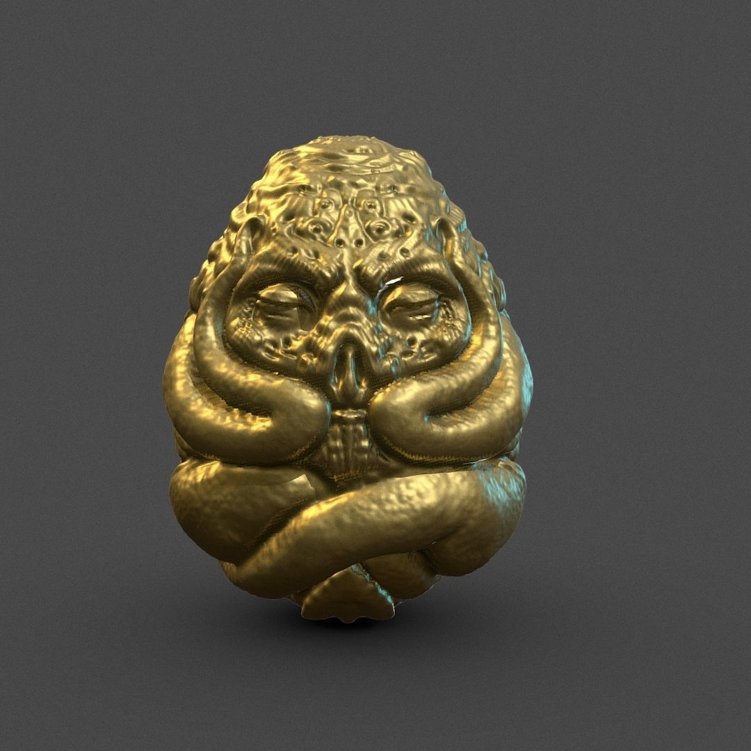 Dragon eggs of Cthulhu Mythos 3D model 3D printable | CGTrader
