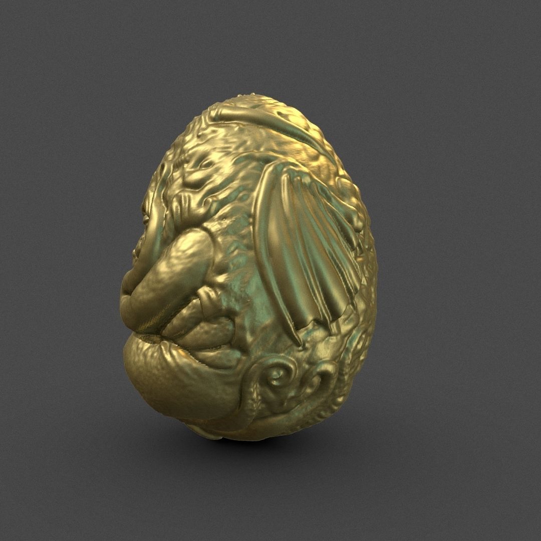 Dragon eggs of Cthulhu Mythos 3D model 3D printable | CGTrader